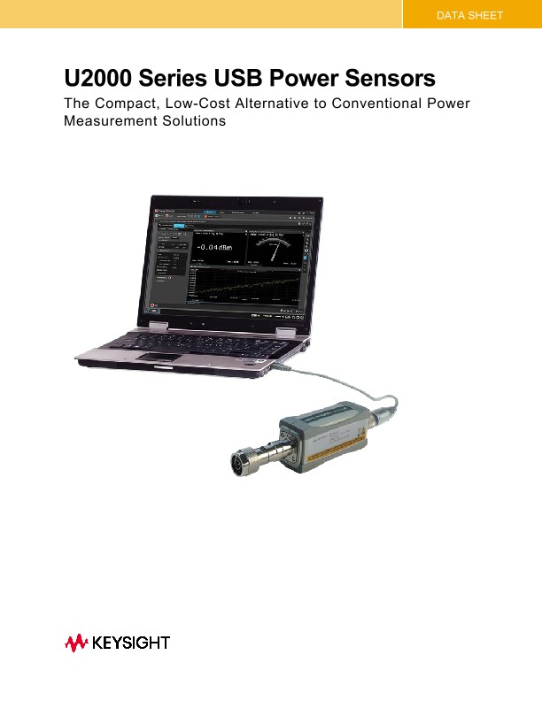 U2000 Series USB Power Sensors PDF Asset Page | Keysight